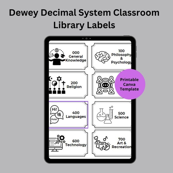 Dewey Decimal System - Etsy