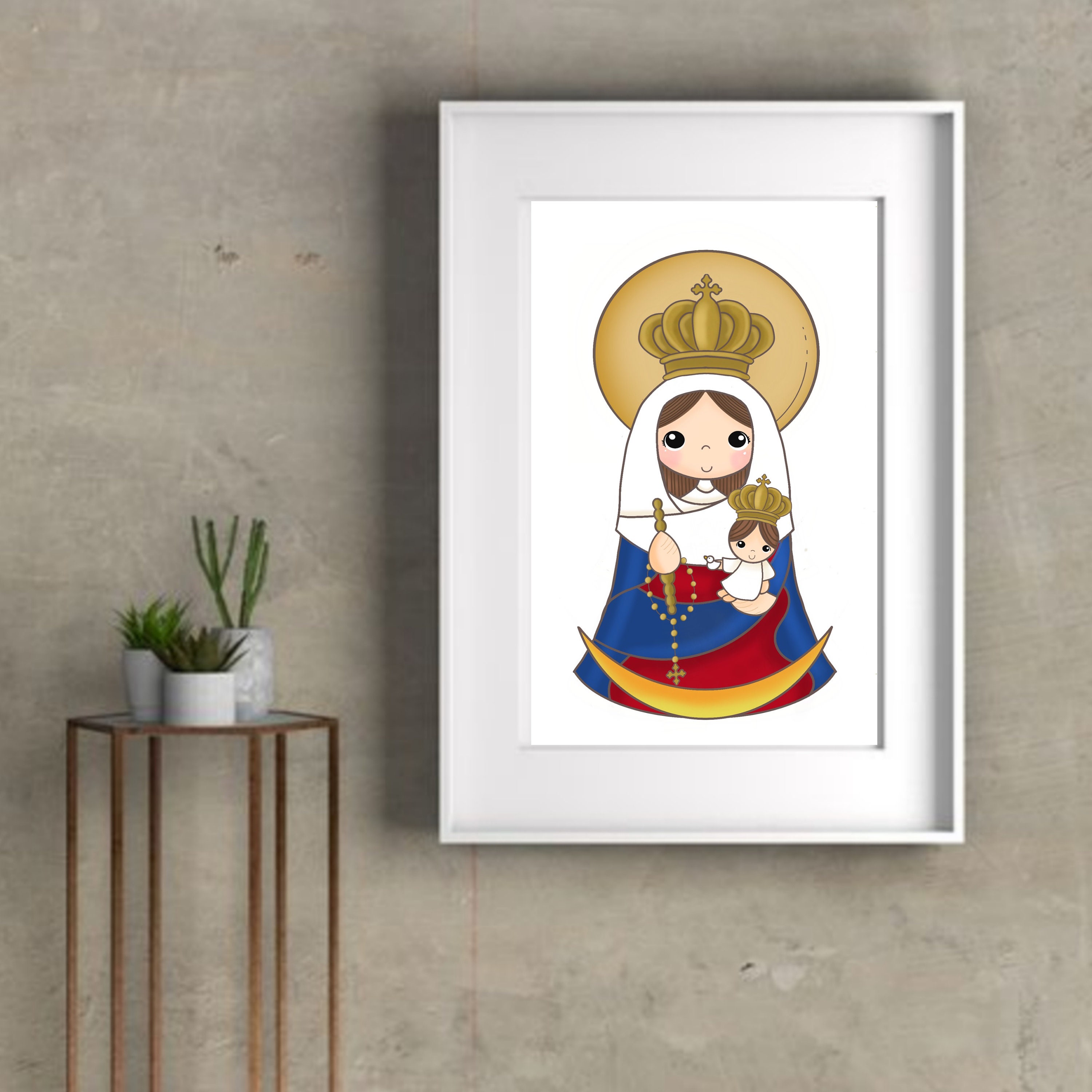 Virgen de Chiquinquira/Descarga Digital virgen de venezuela/ - Etsy México
