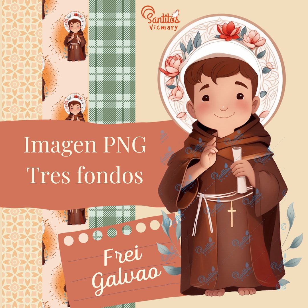 Frei Galvao, Digital Download of Ilustração by Antonio De Sant'anna ...