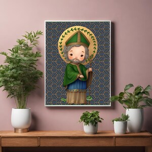 Download an Illustration of Saint Patrick: Religious Art in PNG for ...