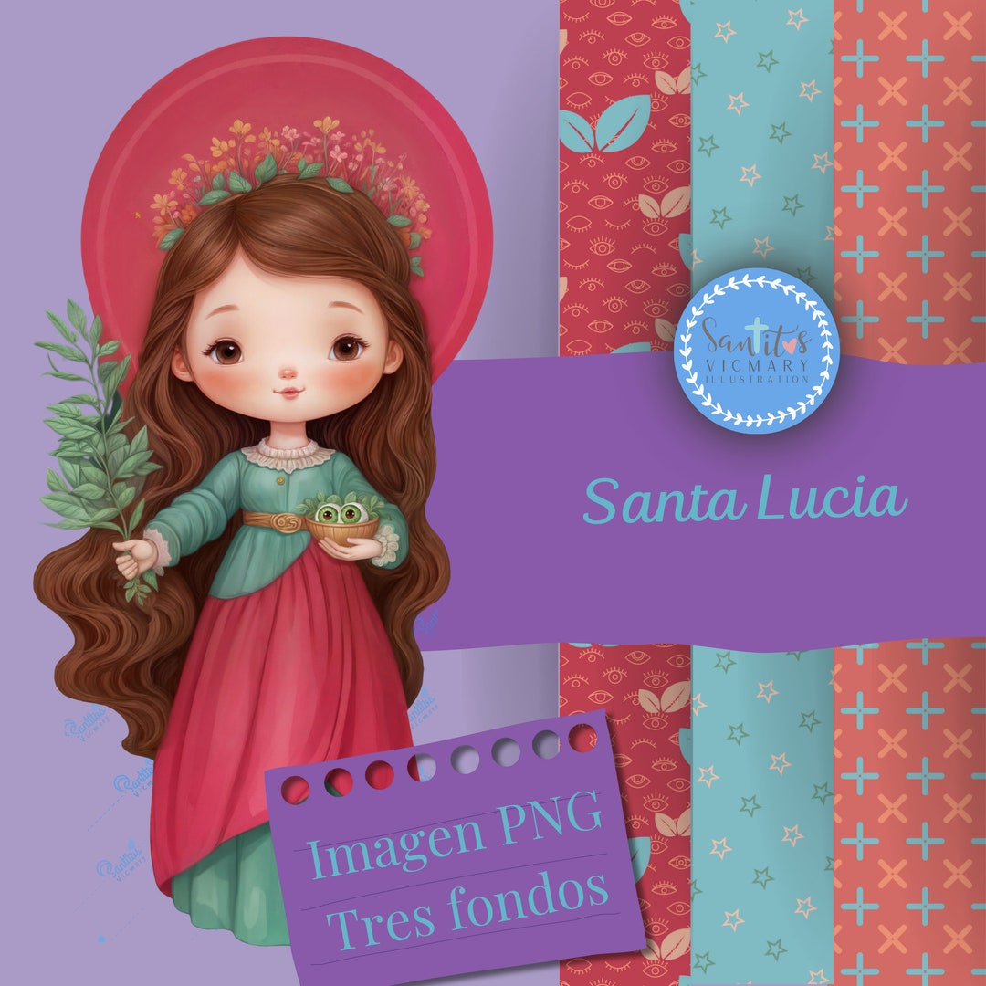Saint Lucy Digital Download, Saint Lucia, Saint Lucy Print, Catholic ...