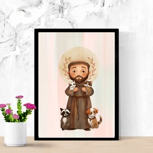 Saint Francis of Assisi / Digital PNG Clipart Download / Peace and ...