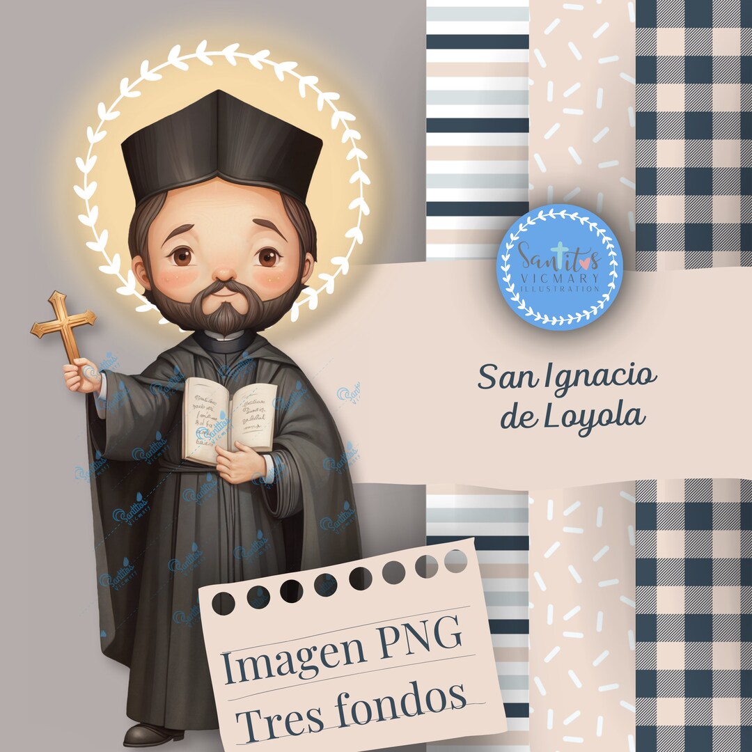 Illustration of Saint Ignatius of Loyola Downloadable PNG Spanish Saint ...