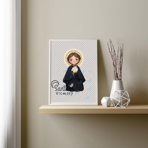 Saint Gemma Galgani Watercolor PNG | Santa Gema Digital Illustration ...