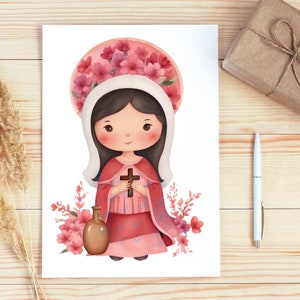 Mary Magdalene Downloadable Clipart With Beautiful Design Papers ...