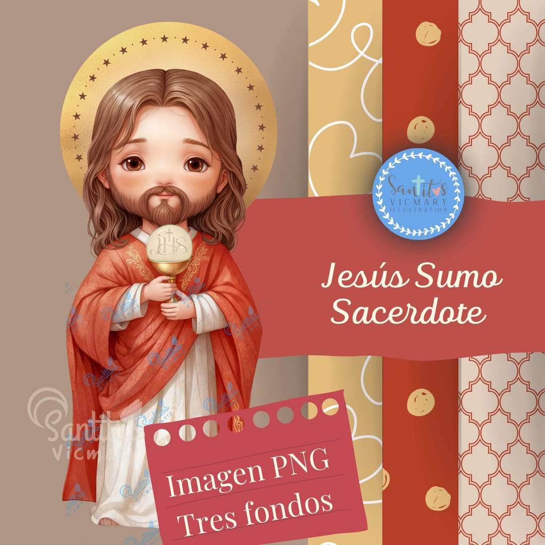 Jesus High Priest PNG Downloadable Clipart - Religious Art for ...