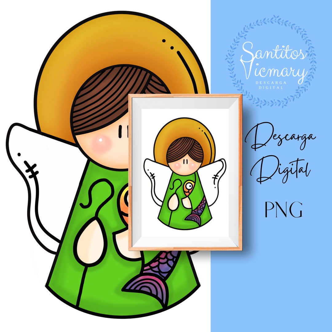 Image of Saint Raphael Arcagel, Digital Download, Image of Saint ...