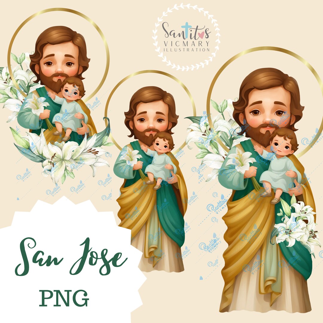 Download an Illustration of Saint Joseph: Religious Art in PNG for ...