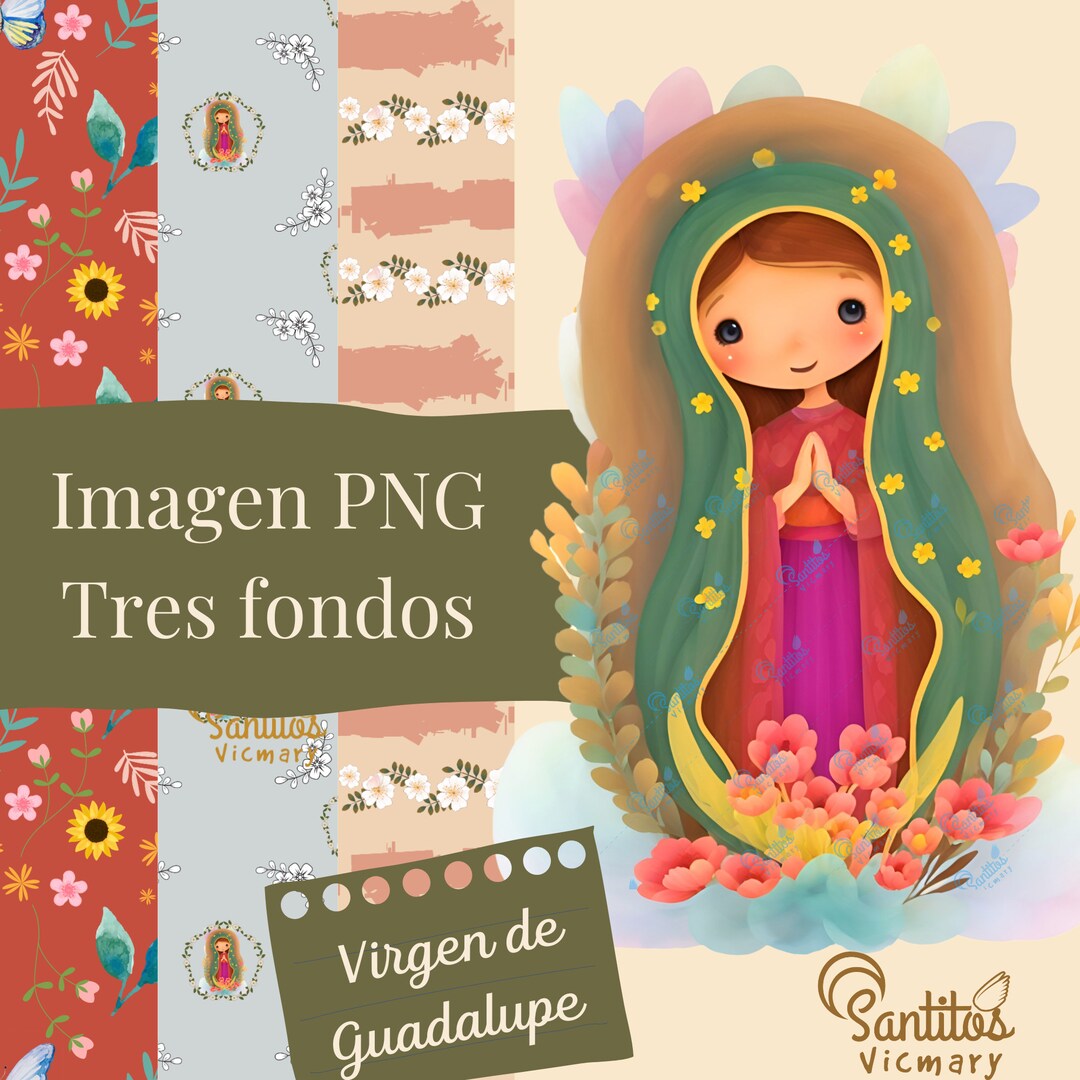 Virgin of Guadalupe, Digital Download, Our Lady of Guadalupe, Lupita ...