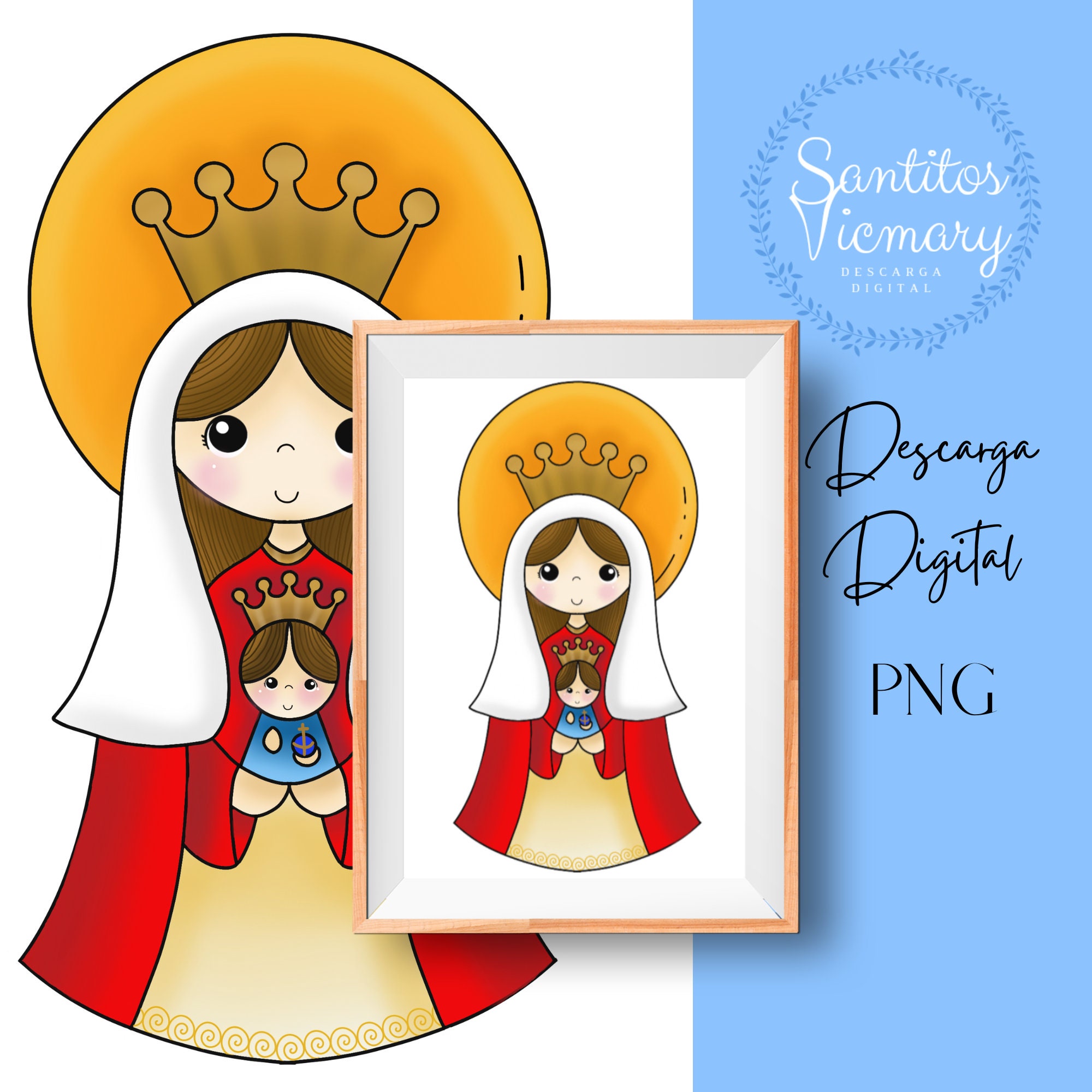 Divine Downloads: Virgen de Coromoto Virgem de Coromoto - Etsy España