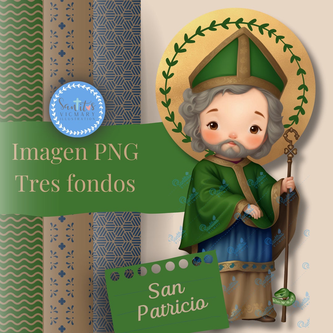 Download an Illustration of Saint Patrick: Religious Art in PNG for ...