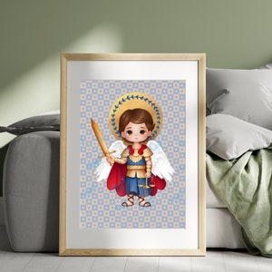 Downloadable Illustration of Archangel Saint Michael: Religious Art in ...