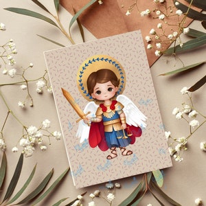 Downloadable Illustration of Archangel Saint Michael: Religious Art in ...
