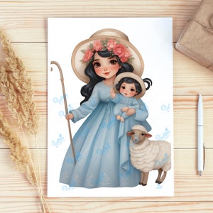 Divina Pastora 2024 / Illustration of the Divina Pastora With Light ...