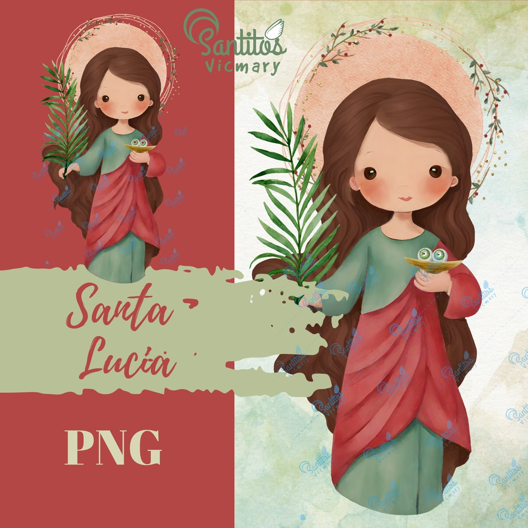 Saint Lucy Digital Download, Saint Lucia, Saint Lucy Print, Catholic ...