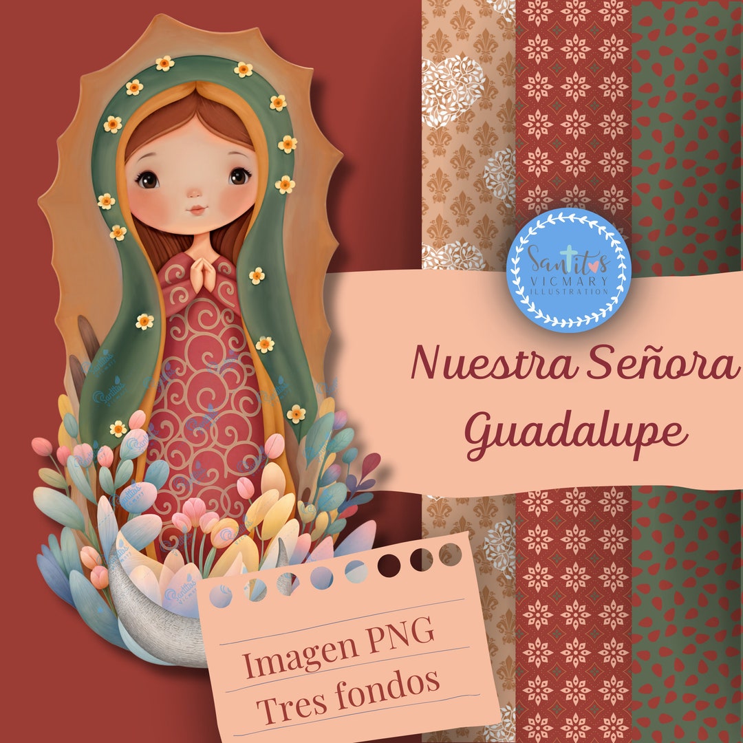 Virgin of Guadalupe, Digital Download, Our Lady of Guadalupe, Lupita ...