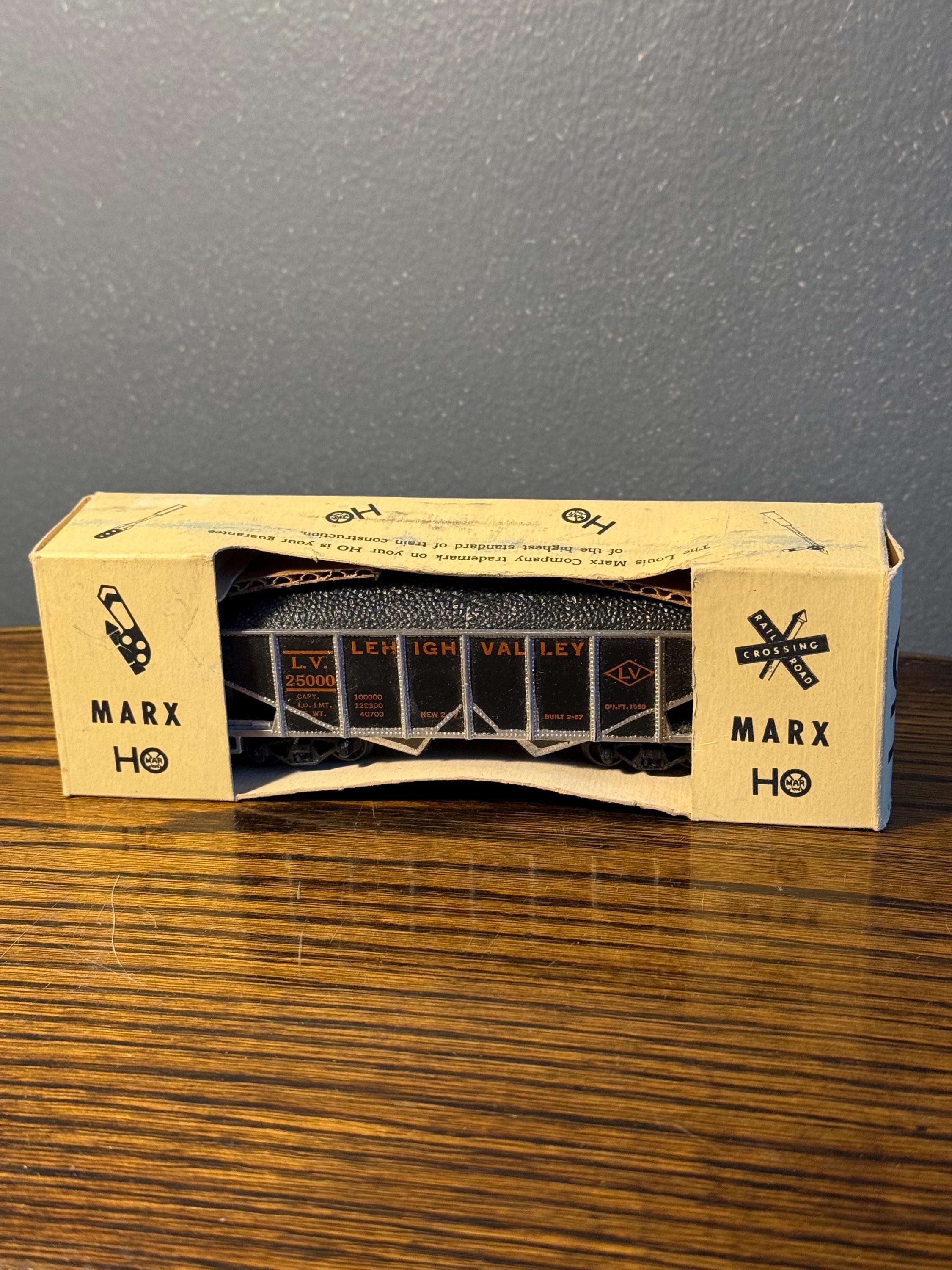 Vintage Marx HO Scale Lehigh Valley Hopper Car W Original Box | 1960s ...