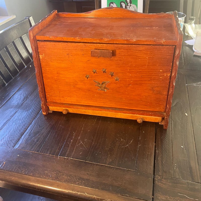 Vintage Bread Box - Etsy