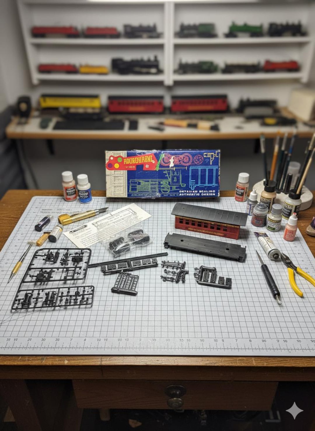 Vintage Roundhouse HO Scale 3-bay Hopper Kit – Soo Line #1620 – Die ...