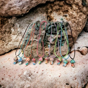 Mesmerizing Magic: Femi Clay Psychedelic Mushroom Pendant Necklace - Etsy