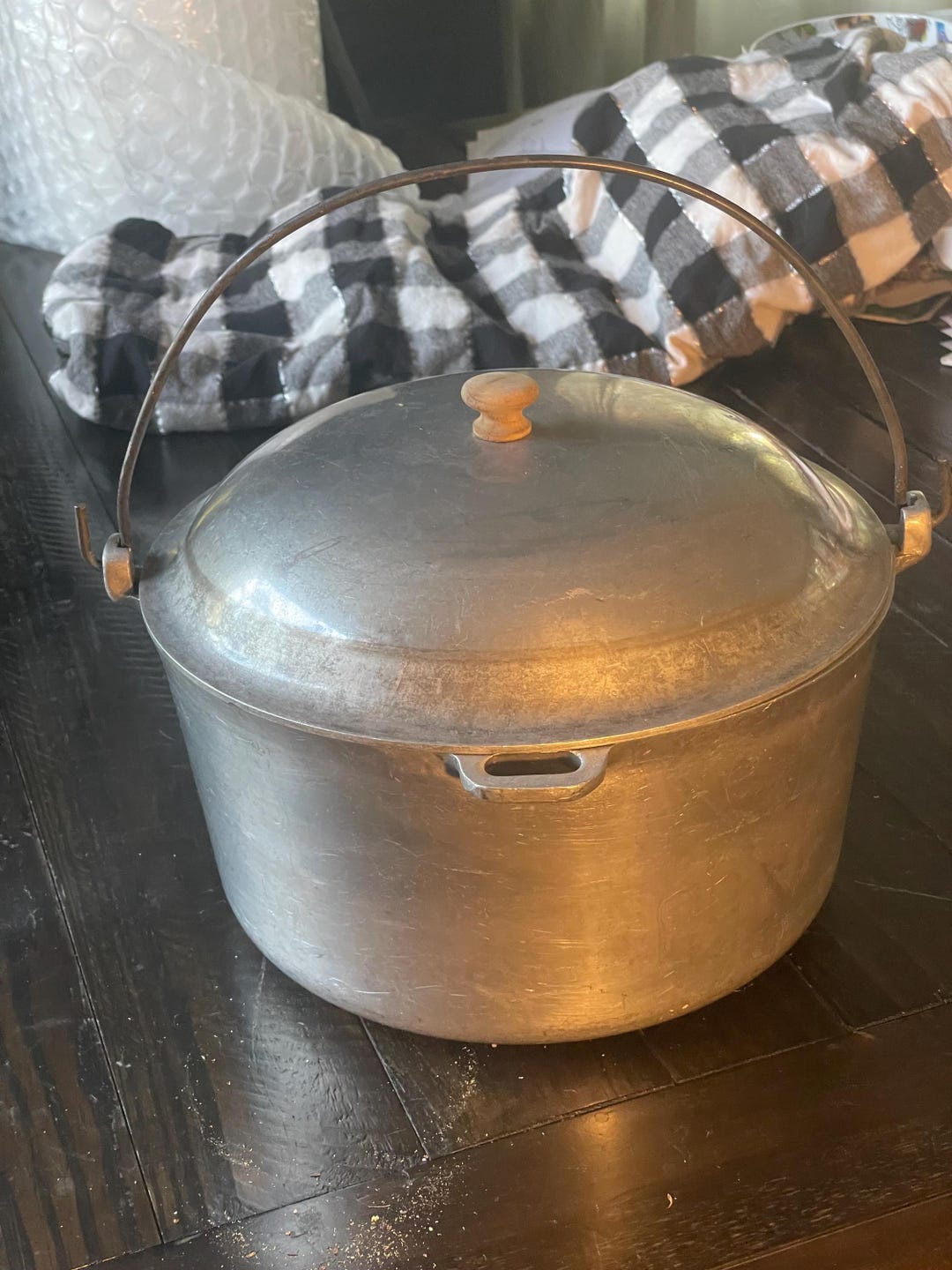 Vintage Cast Aluminum Household Institute 6 Qt Dutch Oven Stock Pot ...