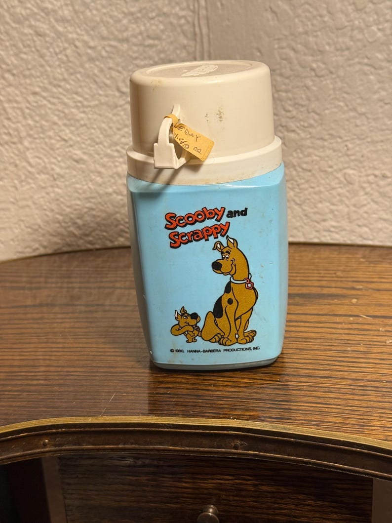 Vintage 1980 Scooby and Scrappy-doo Thermos – King-seeley Thermos Co ...