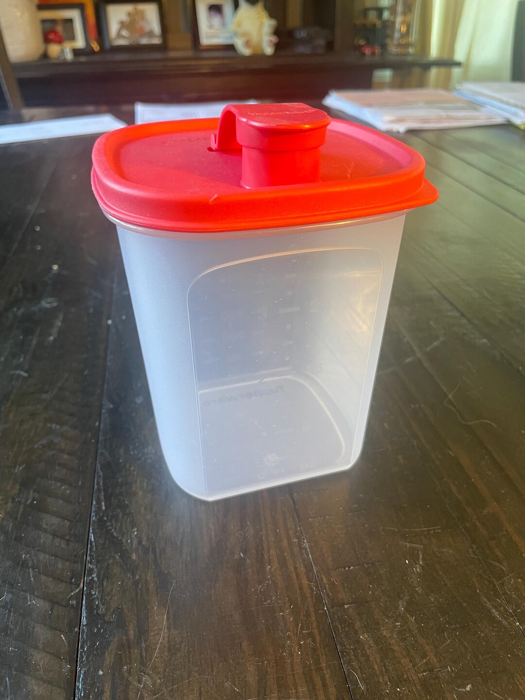 Tupperware Juice Container 4 Cup Red 7231A-5 New Flip Top Container ...