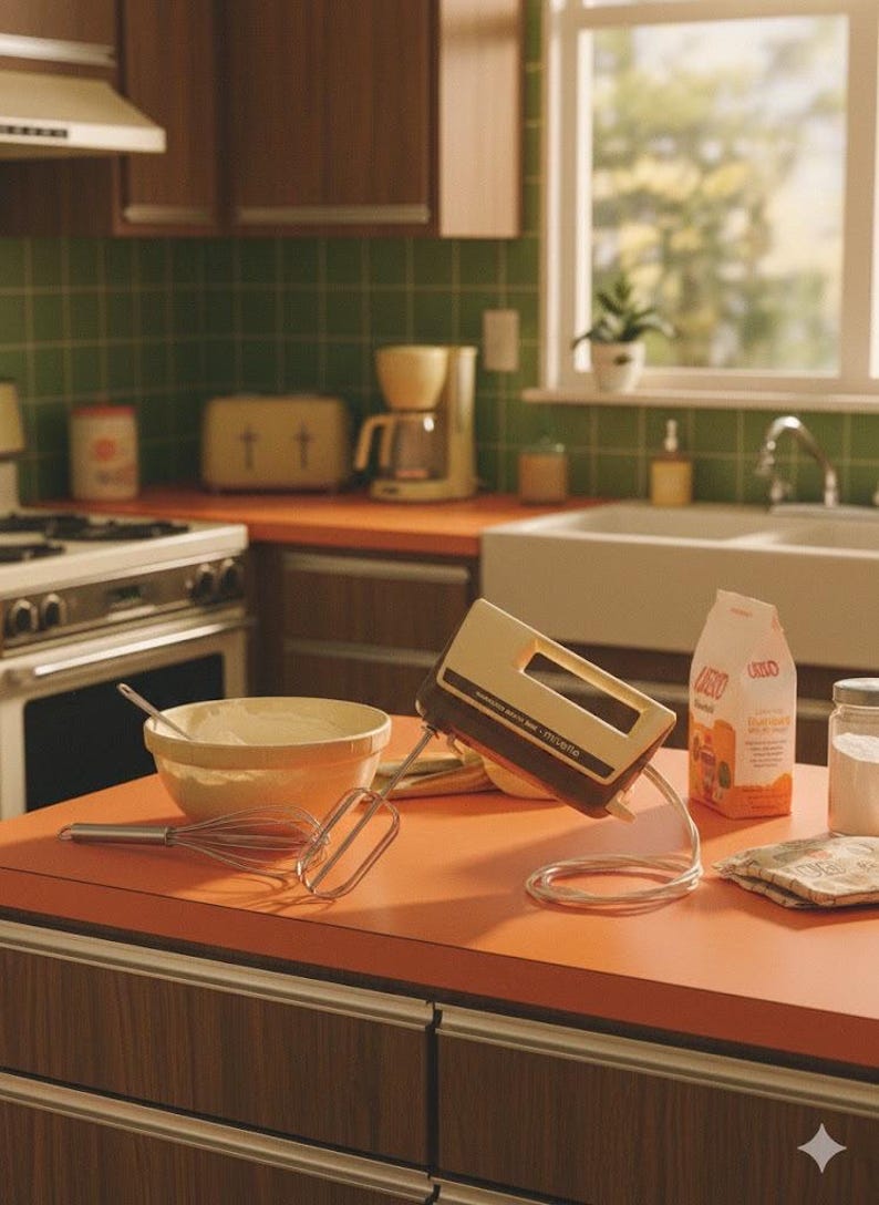 Vintage Hamilton Beach Scovill Mixette Hand Mixer – 1970s Retro Kitchen ...