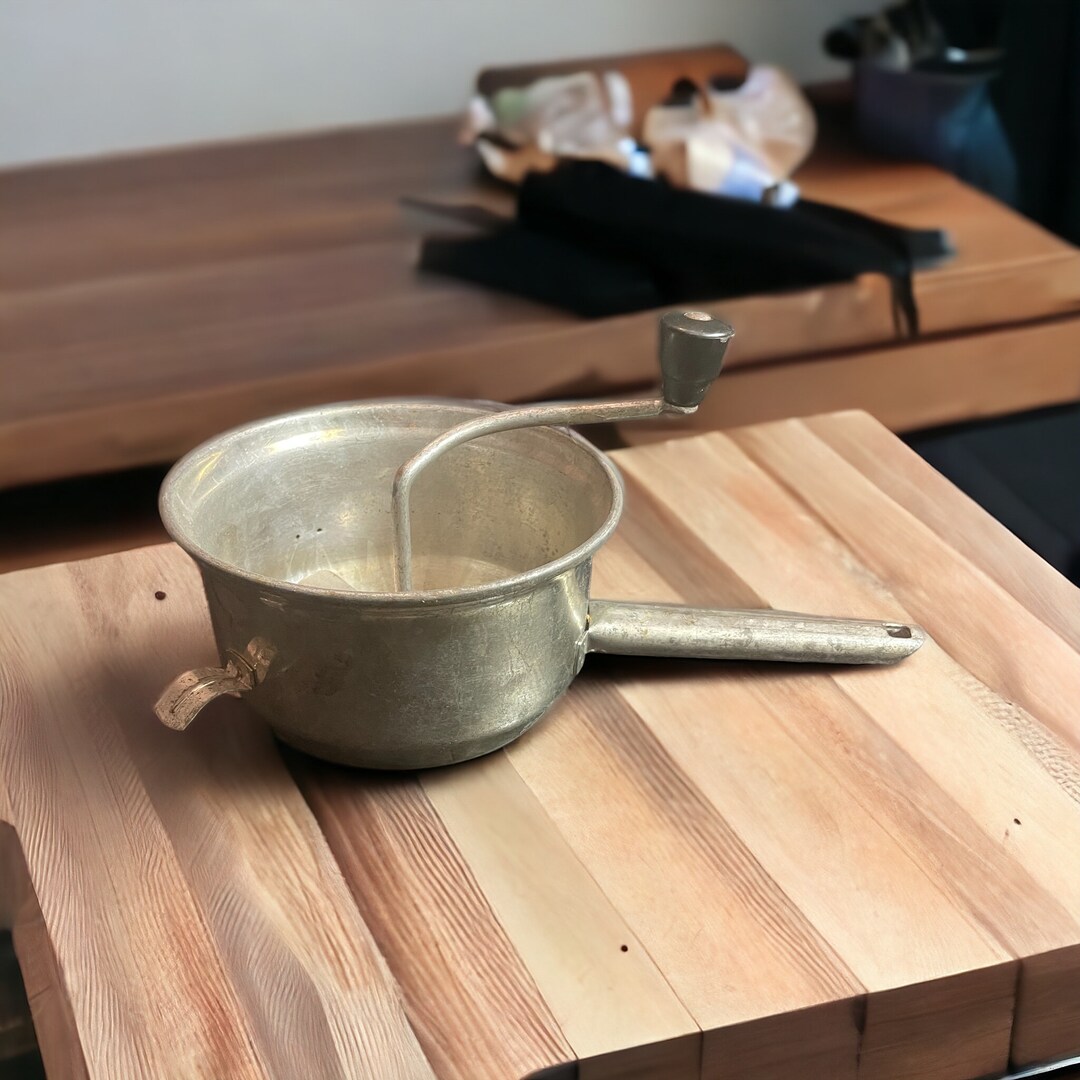 Vintage Foley No 101 Food Mill 7 2 Qt Stainless Steel Masher Ricer ...