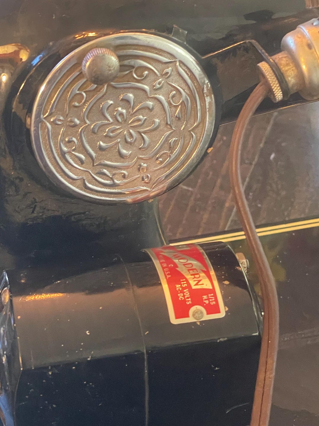 Emerson Antique Sewing Machine Deluxe Model - Etsy