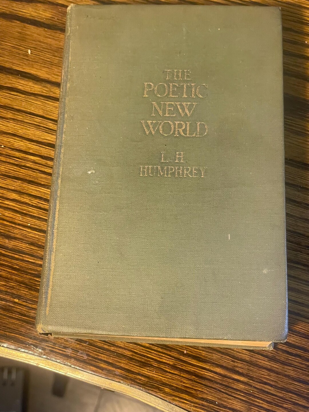 The Poetic New World- Beautiful Book Antique Hard Cover Book ...