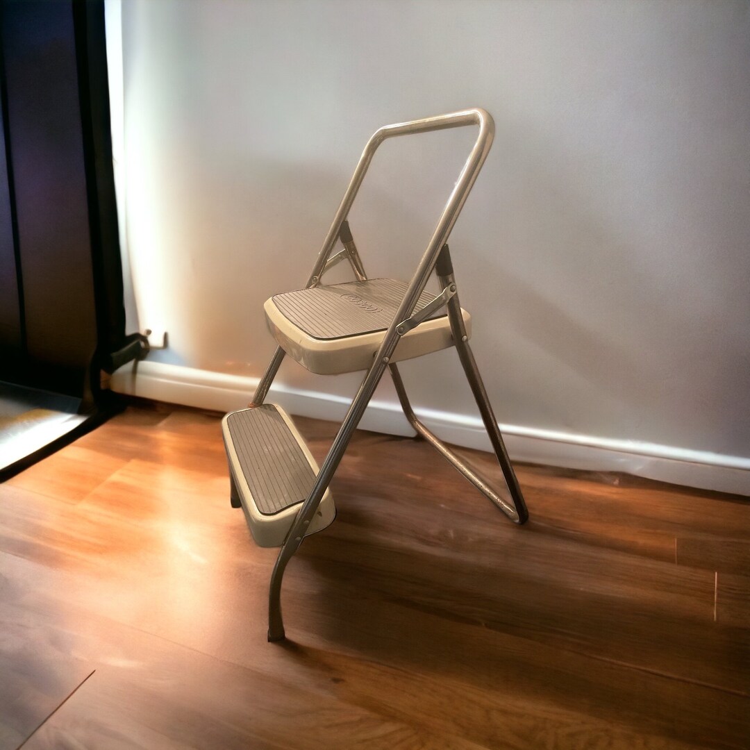 Cosco Step Stool Vintage Mid Century Modern 1960s White - Etsy
