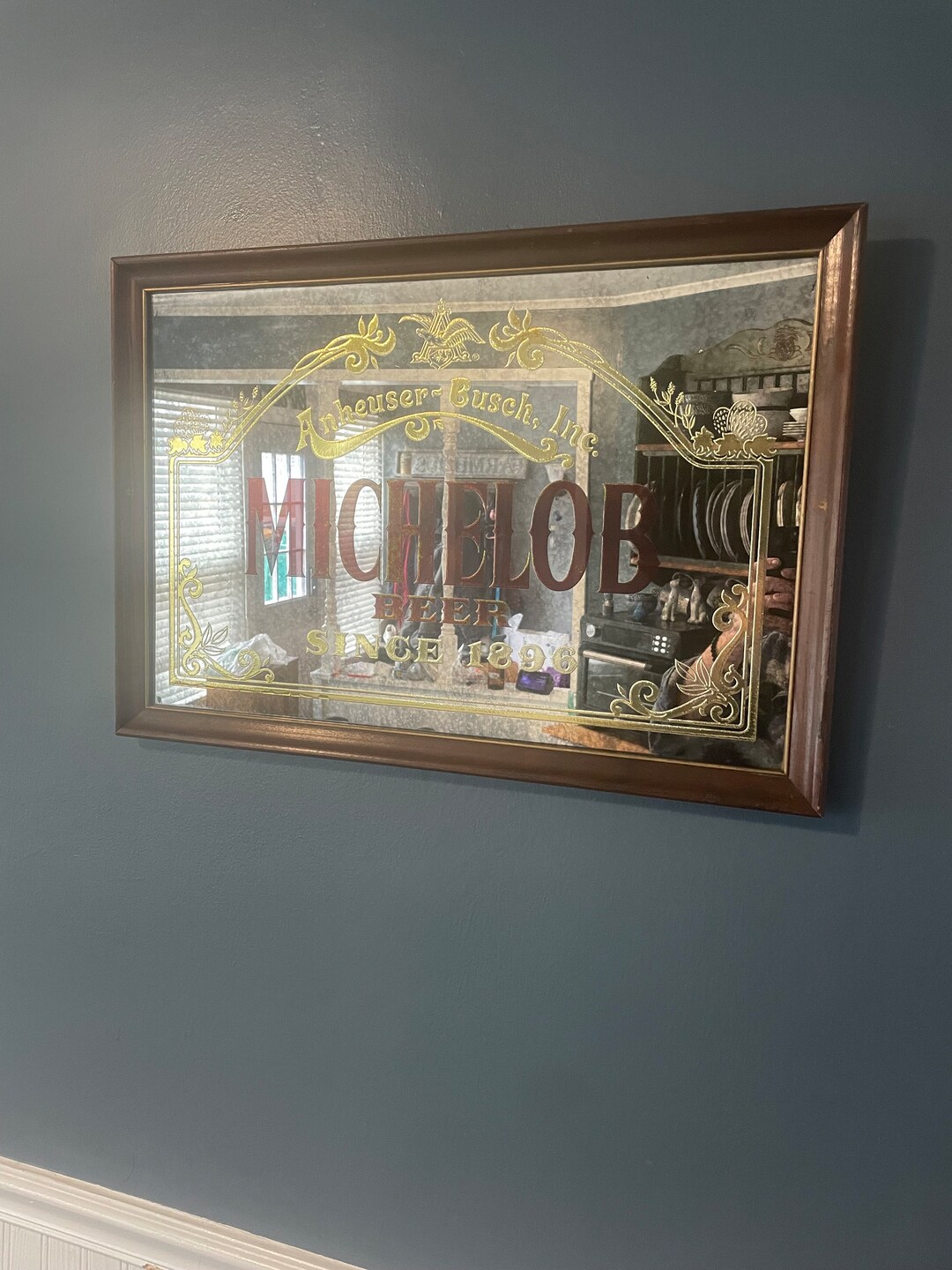 Vintage Anheuser Busch Michelob Beer Mirror 26 1/2 X 18 1/2x1 - Etsy