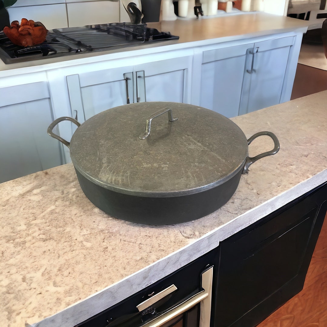 Magnalite GHC 14 Inch Handled Frying Pan Skillet With Lid Aluminum Made ...