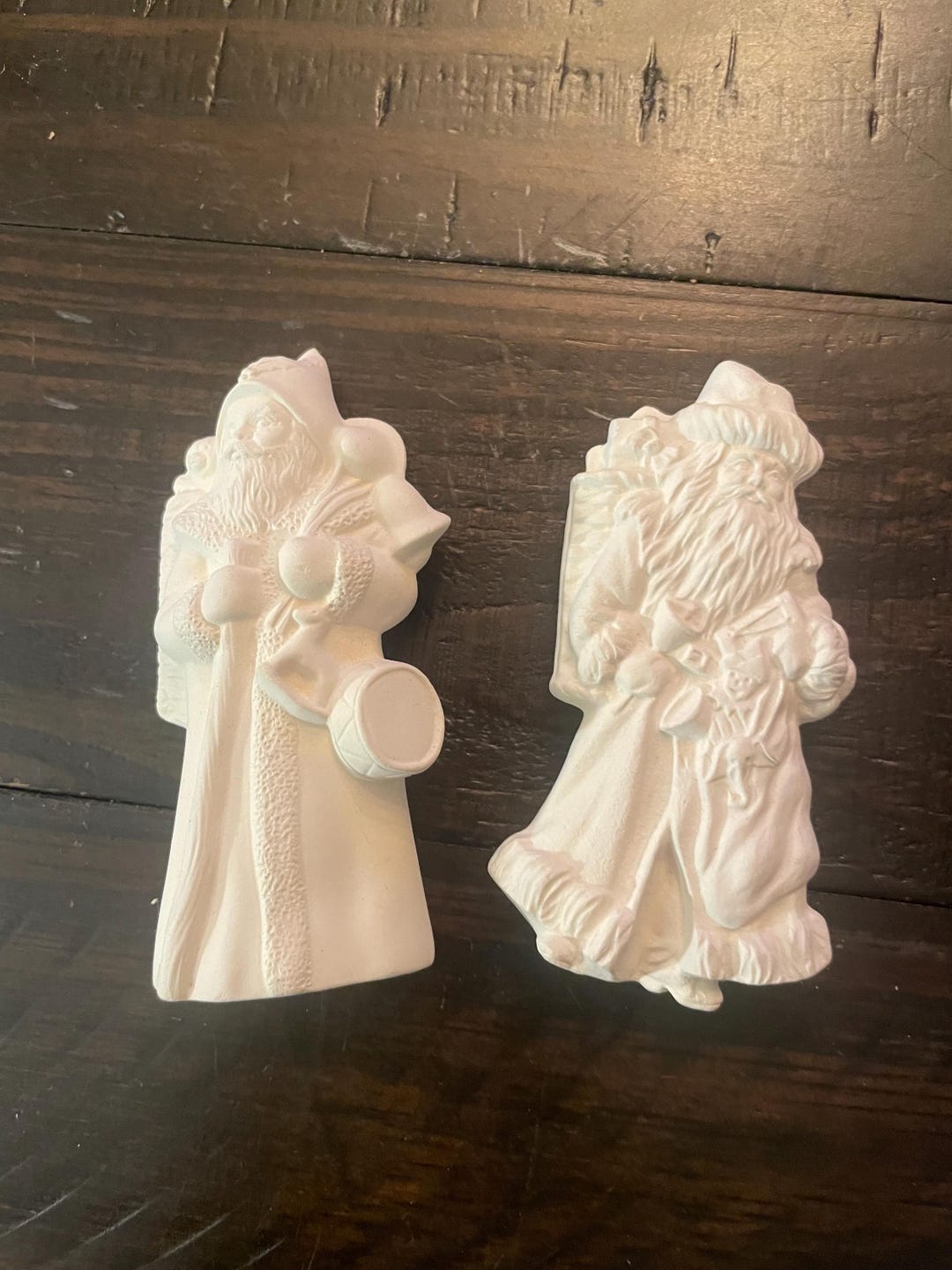Rare Gare Molds Antique Santas With in Ceramic Bisque Ready to Paint - Etsy