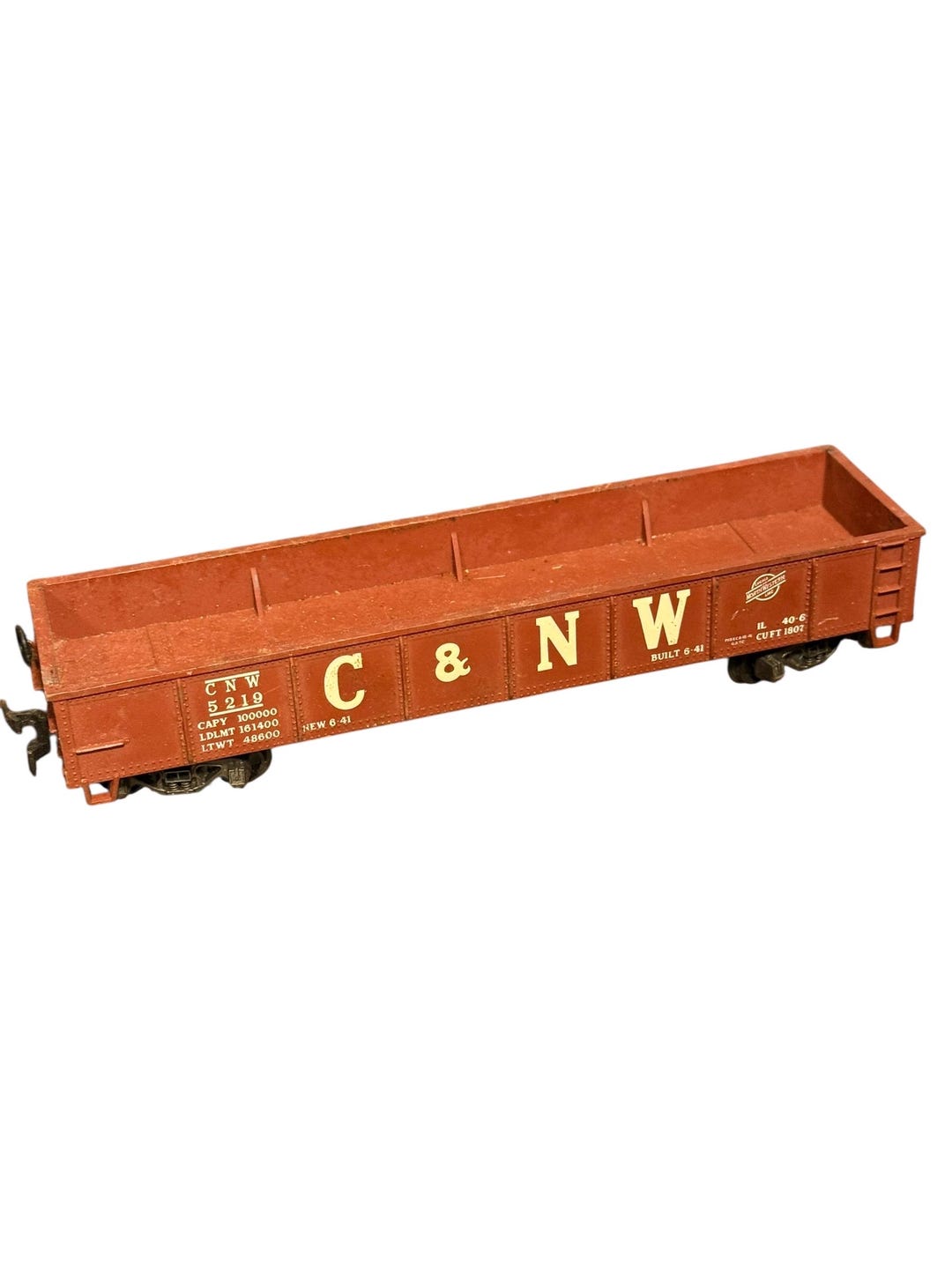 HO Scale Rivarossi C&NW Gondola Chicago North Western CNW 5219 Made in ...