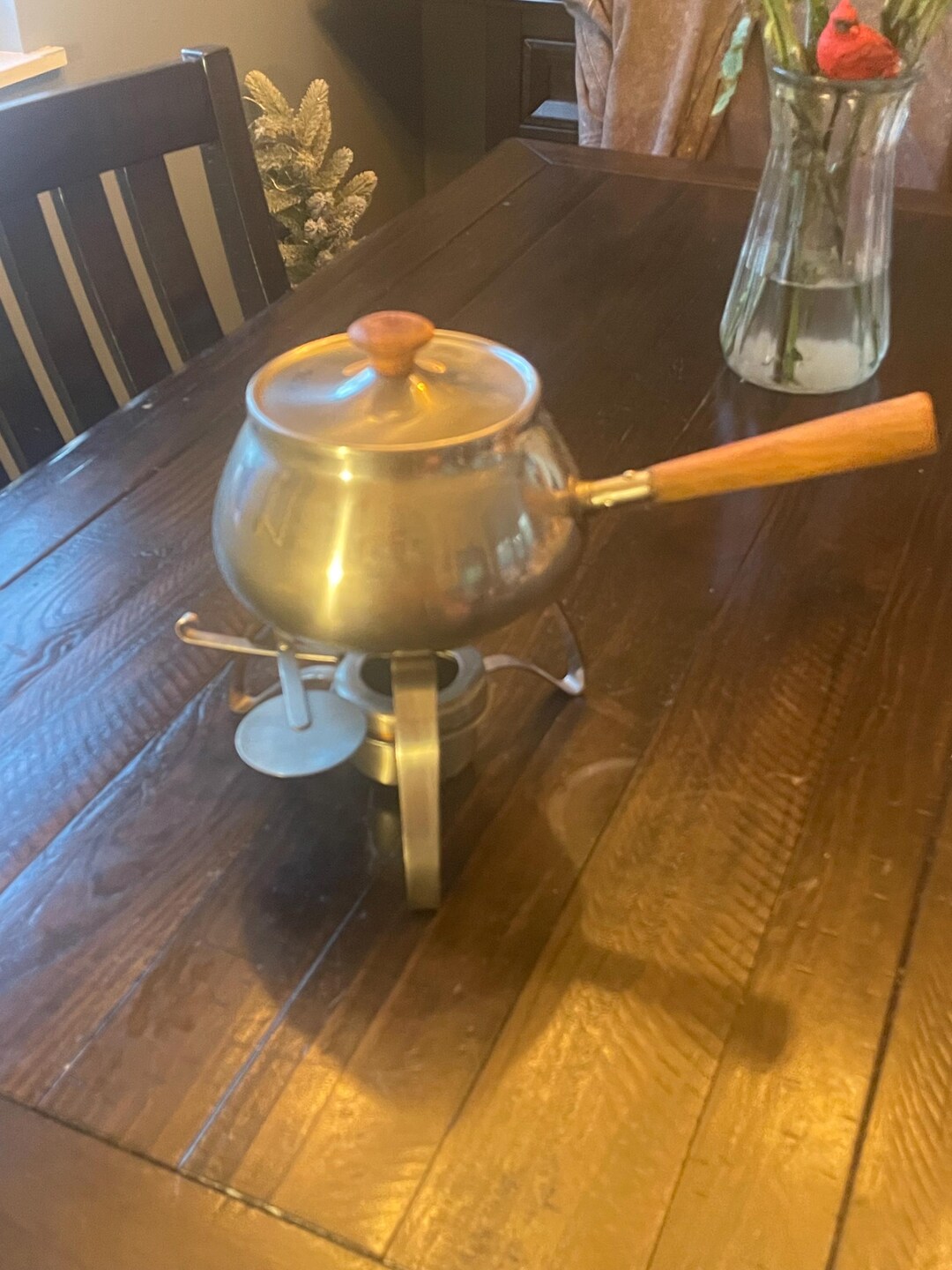 Stainless Steel Fondue Pot Vintage Oneida Cookware Kitchen Item Parties ...