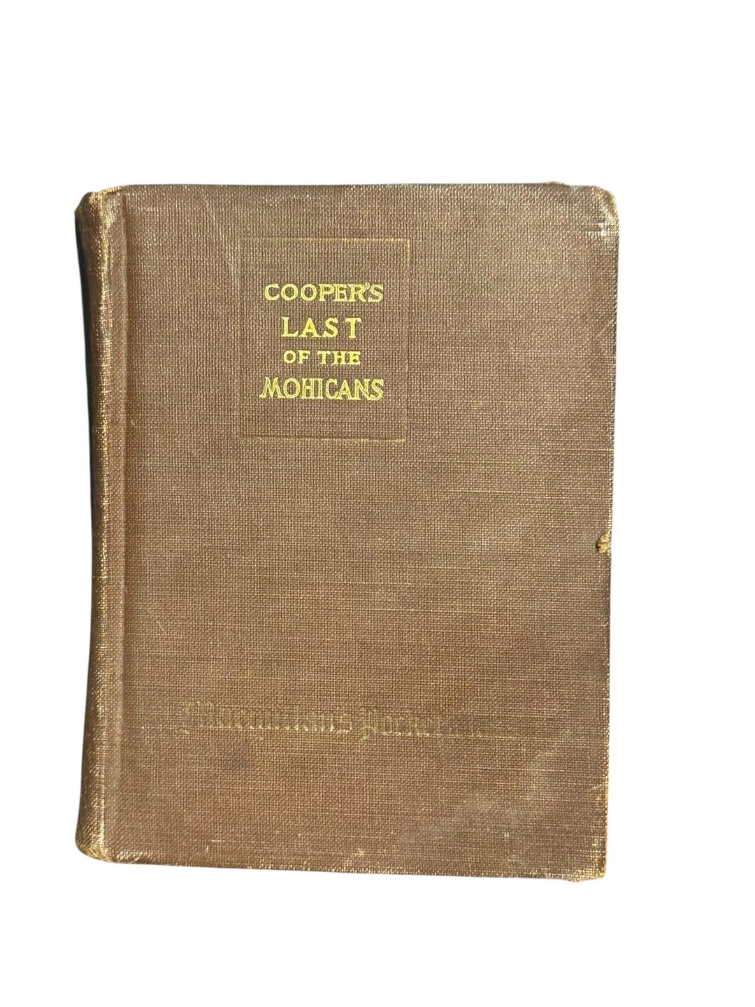 The Last of the Mohicans – Antique Macmillan School Edition Hardcover ...