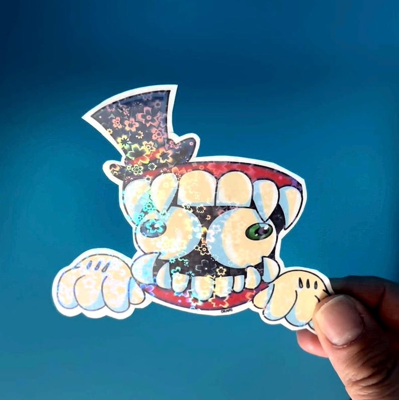 TADC the Amazing Digital Circus Caine Holographic Peekaboo Waterproof ...