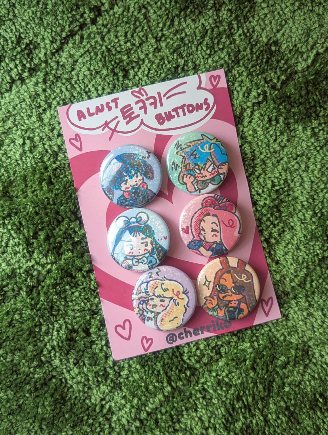 Alien Stage Holographic Pin Buttons | Rabbit AU - Etsy