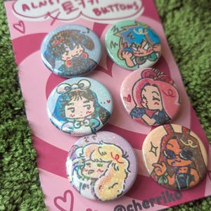Alien Stage Holographic Pin Buttons | Rabbit AU - Etsy