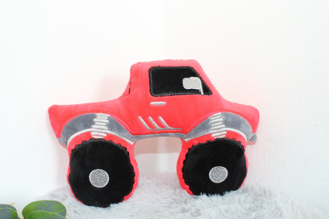 Personalized Monster Truck/plush Car/soft Toy Car/gift for a Newborn ...