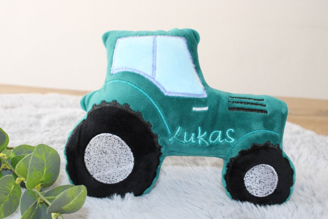 Small Tractor/plush Tractor Personalized/fabric Tractor/birthday Gift ...