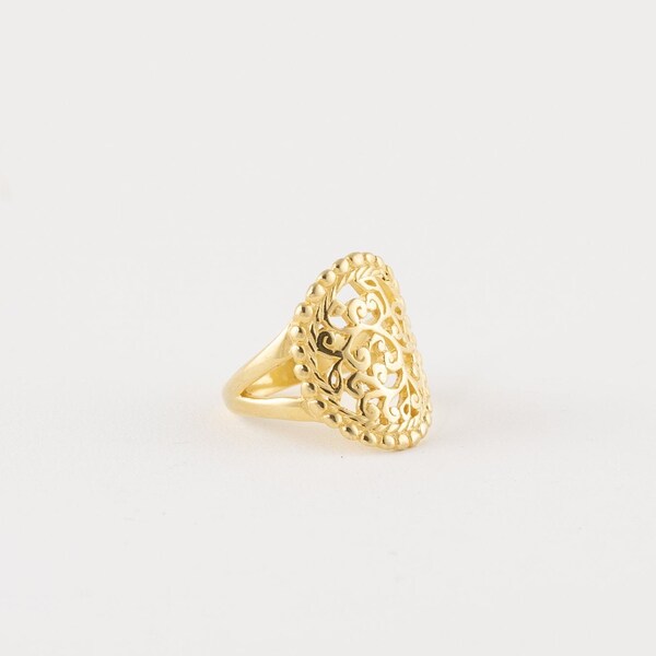 Vermeil Ring - Etsy