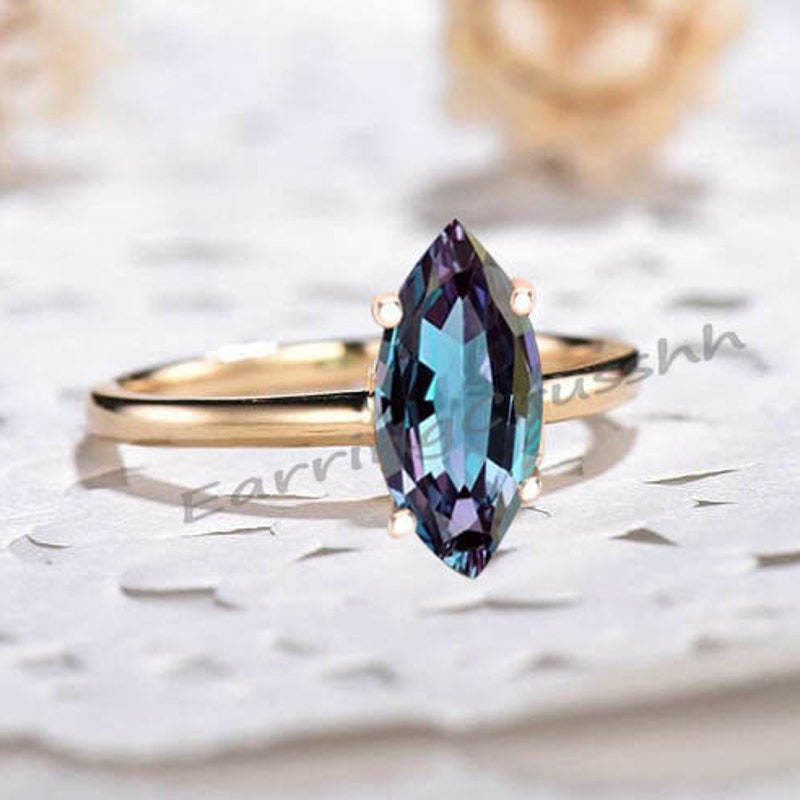 Alexandrite Ring - Etsy