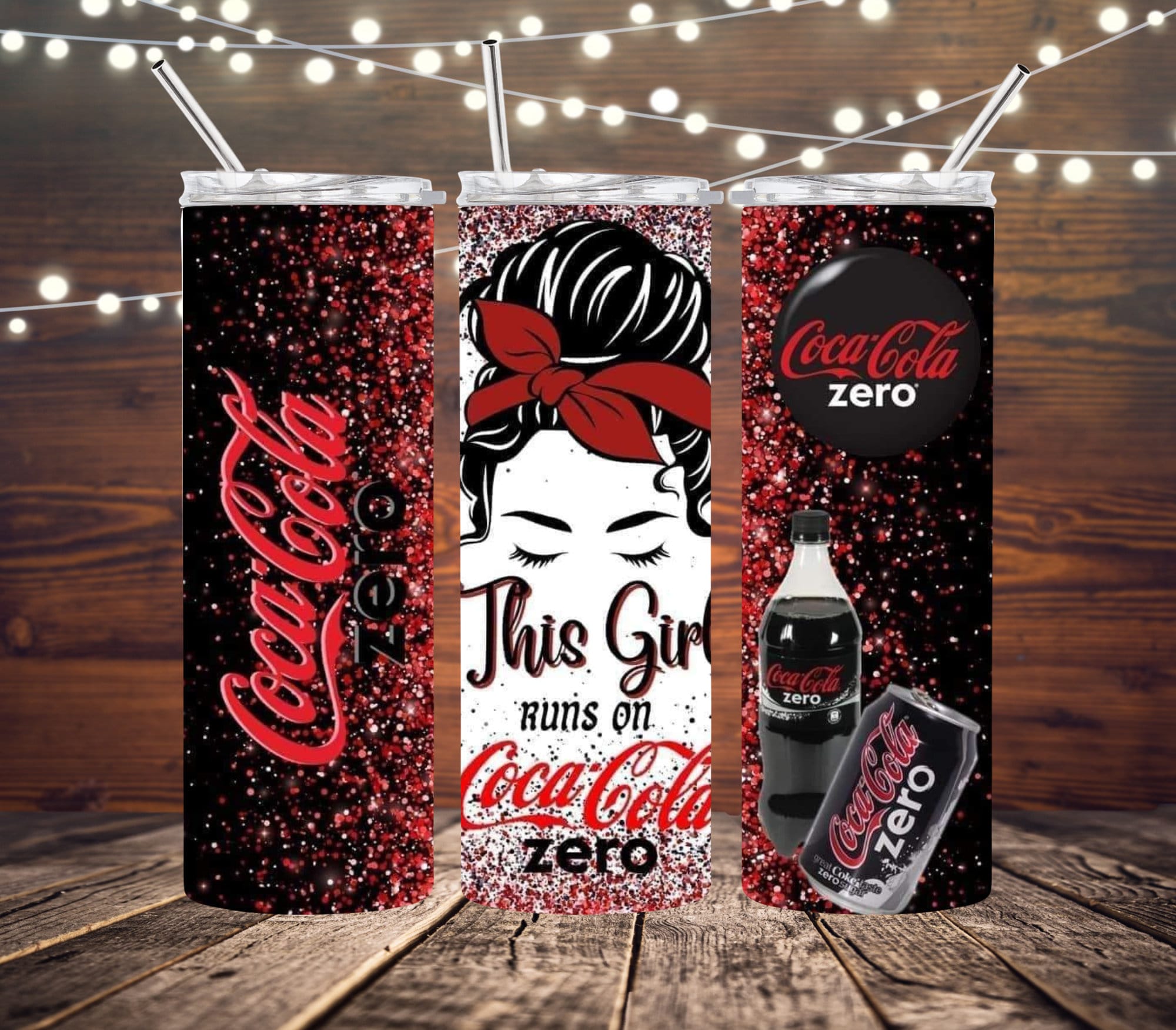 This Girl Coca Cola Zero Tumbler - Etsy