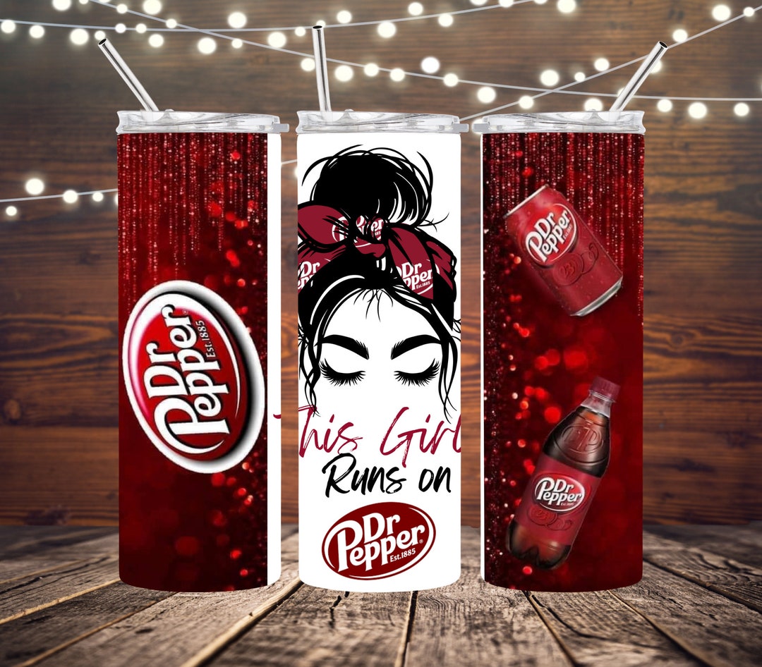 Dr Pepper Girl Tumbler - Etsy