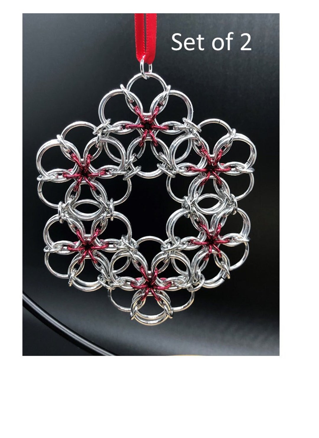 Kit - Set of 2 – Chain Mail Material Pack Aurora Borealis Wreath ...