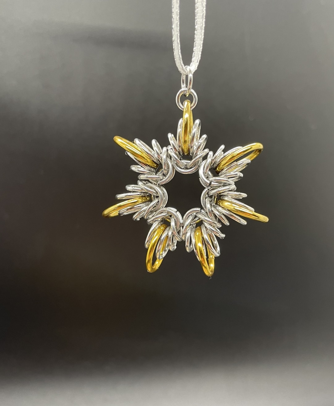 Chainmail Tutorial – "seven" Ornament/pendant (not a Beginner Project ...