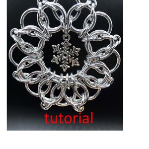 Chain Mail Tutorial Wreath With Charm (chain Mail Kits Sold Separately ...